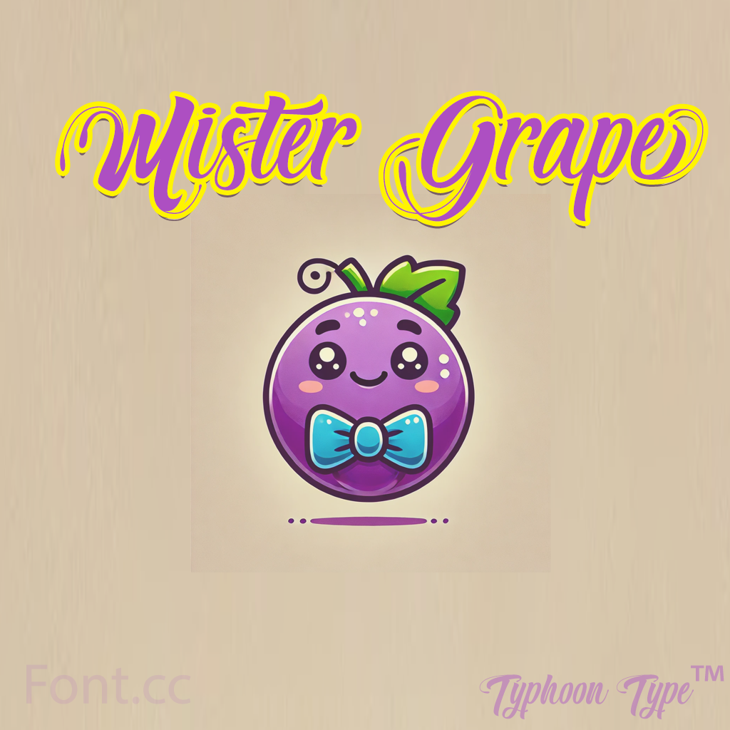 Mister Grape Font - Font.cc